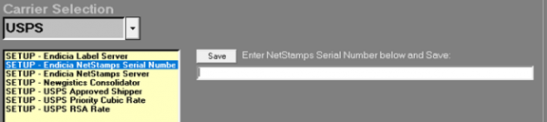 CarrierUSPS – ShipRite Software