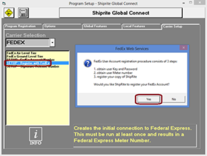 CarrierFedEx – ShipRite Software